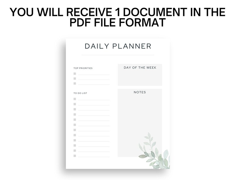 Daily Weekly Monthly Yearly Printable Planner Bundle - Etsy