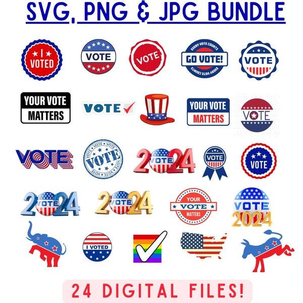 Vote Svg - Etsy