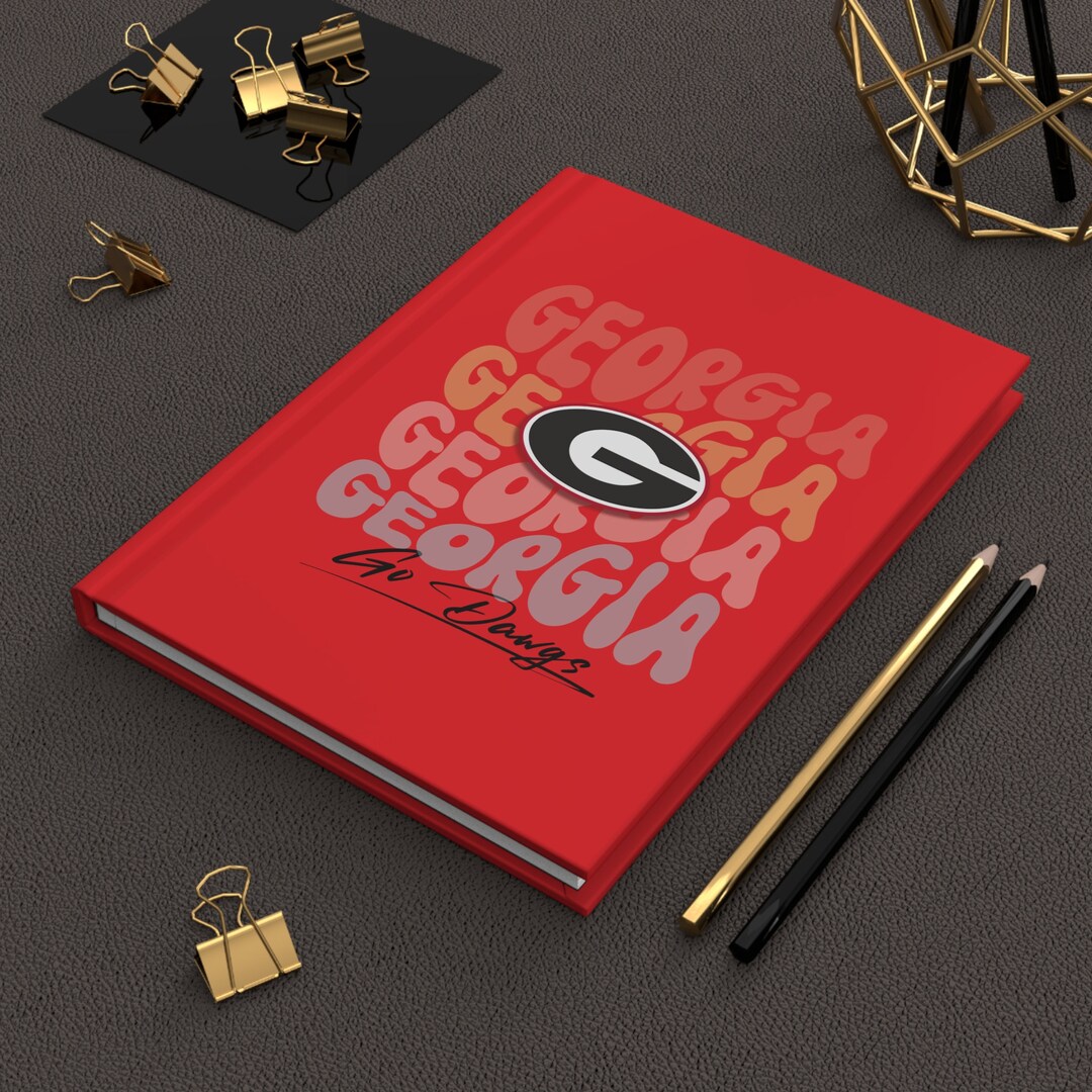 UGA Hardcover Journal, GA Bulldogs Journal, UGA Journal, Go Dawgs Gift ...