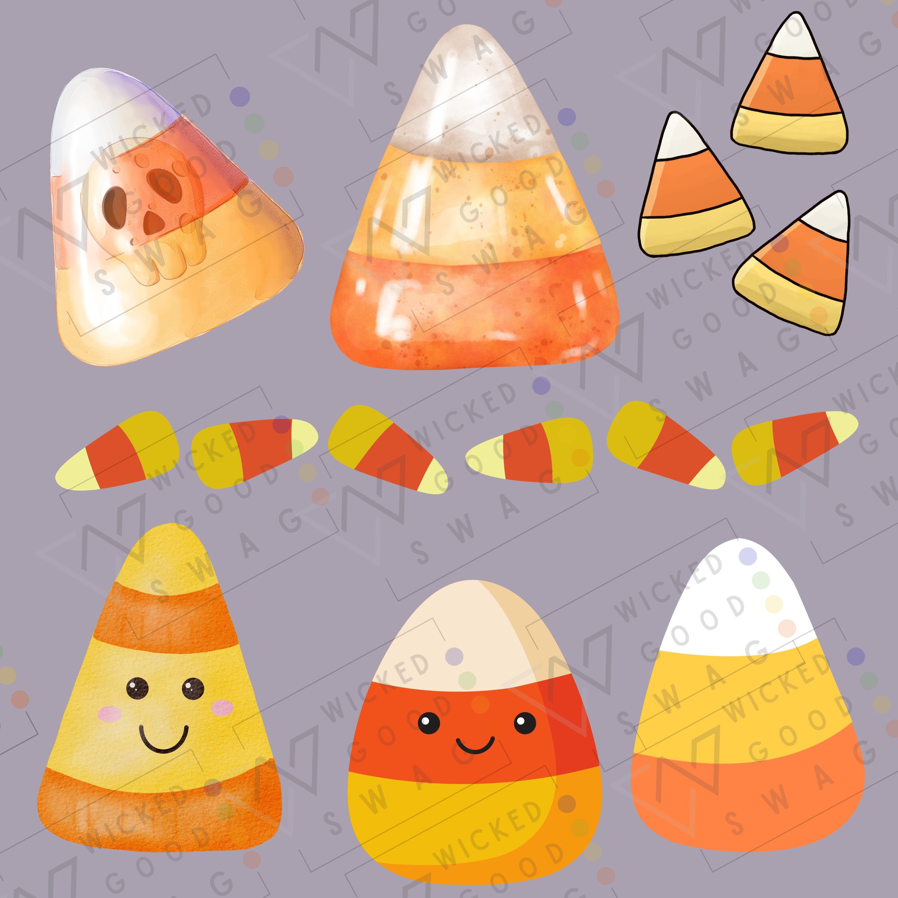 Candy Corn SVG Bundle, Halloween Files, Halloween Gnome, Zombie, Candy ...