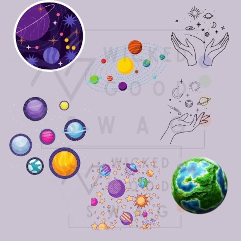 Universe SVG Bundle, Universe Files, Space, Universe Digital Download ...