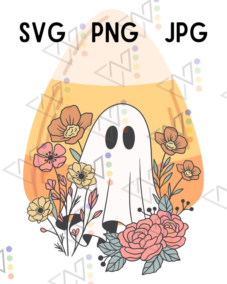 Ghost SVG, Halloween Svg, Fall Svg, Fall PNG, Candy Corn Svg, PNG File ...
