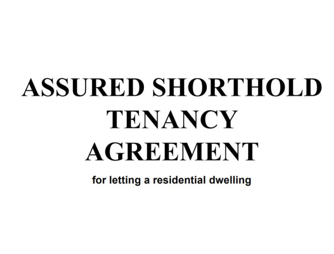 ASSURED SHORTHOLD TENANCY Agreement Template Forms for Landlords Rental ...