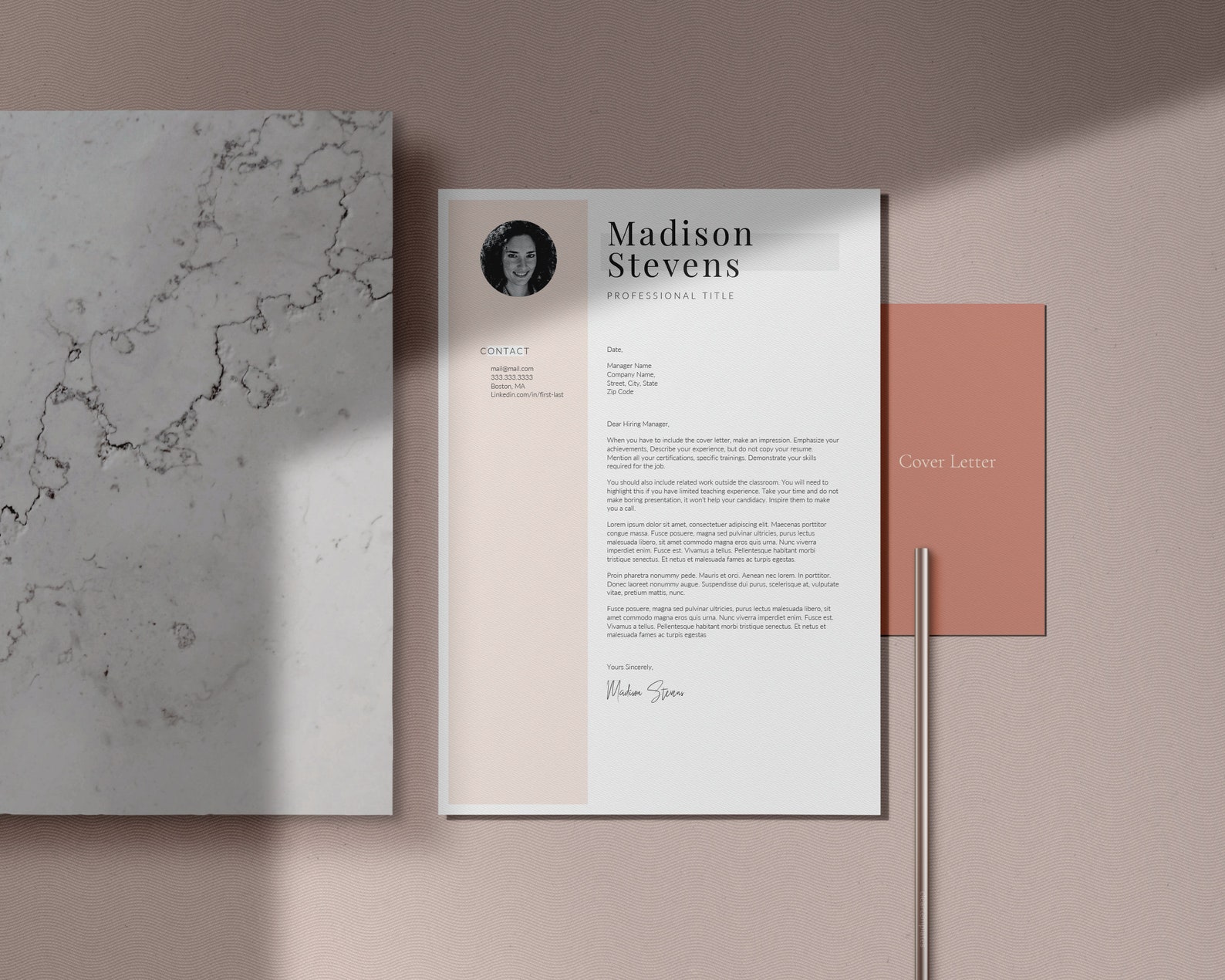 Actress Resume Template Word Female Resume Moderator Cv - Etsy