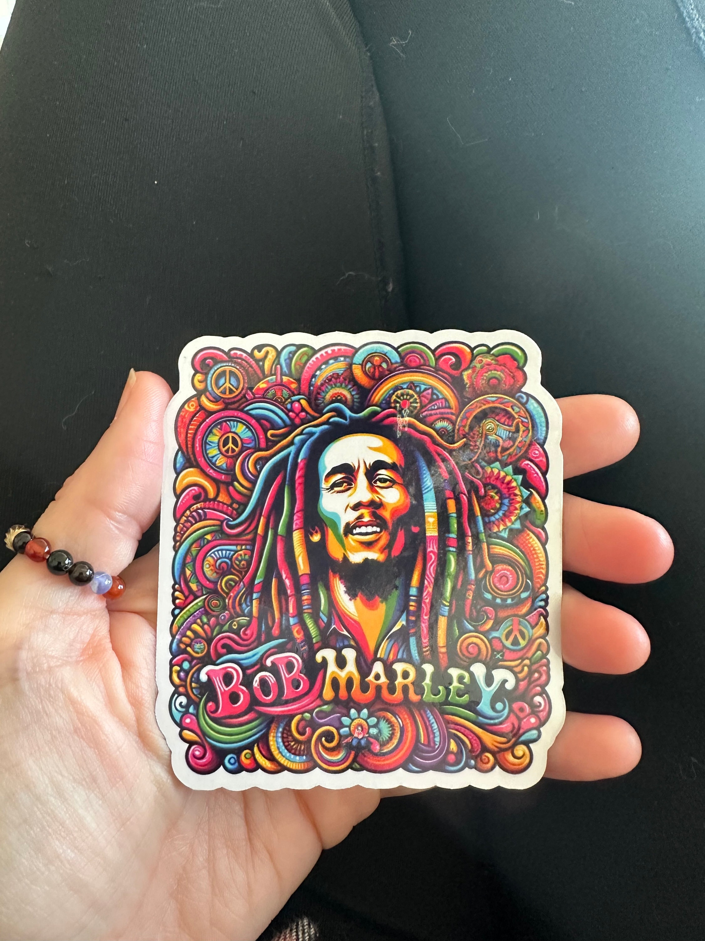 Bob Marley Inspired Sticker Trilogy - Custom Reggae Vinyl Art - Etsy