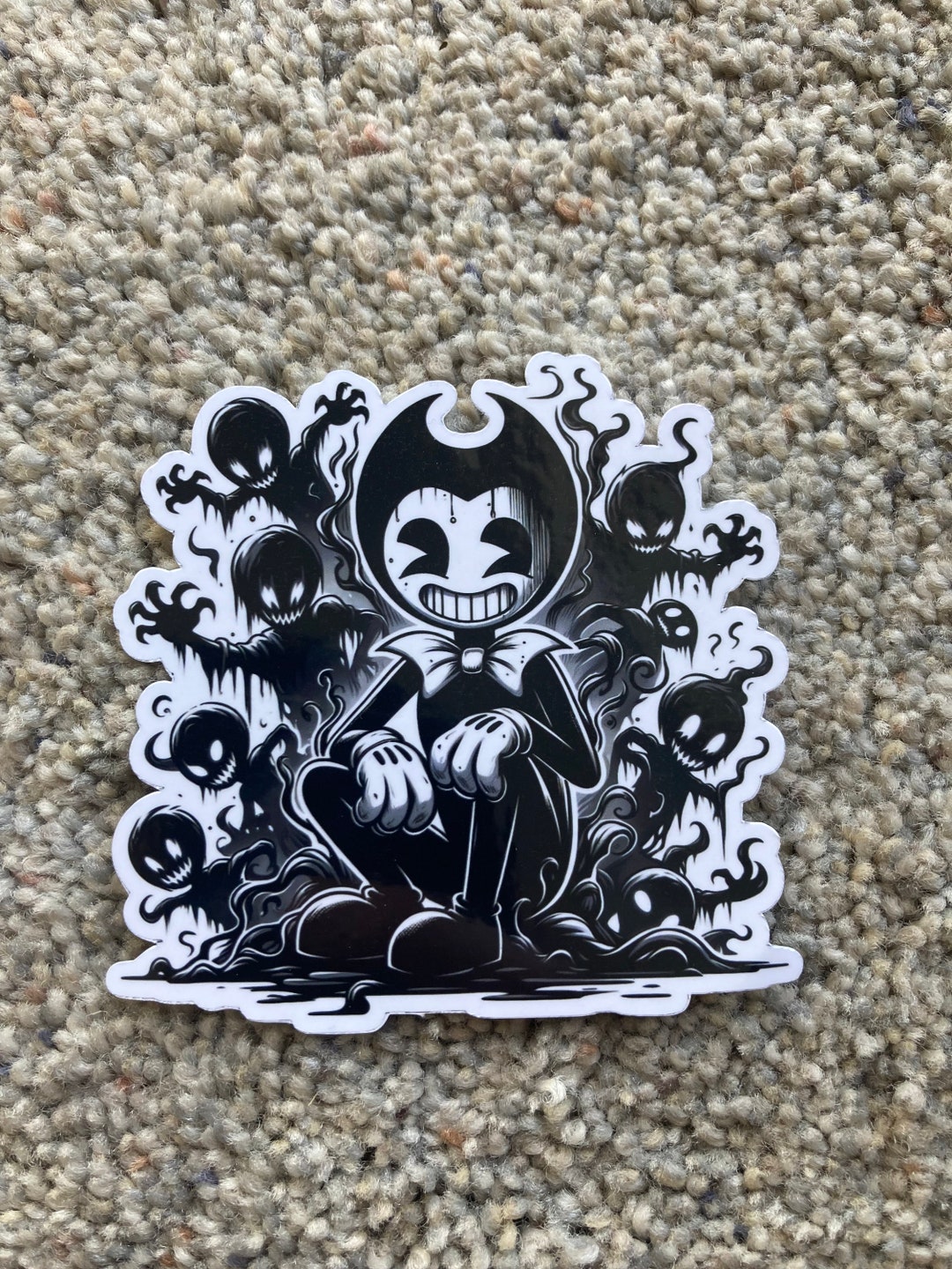 Custom Bendy-inspired Animation Stickers - Vintage Cartoon Decals - Etsy