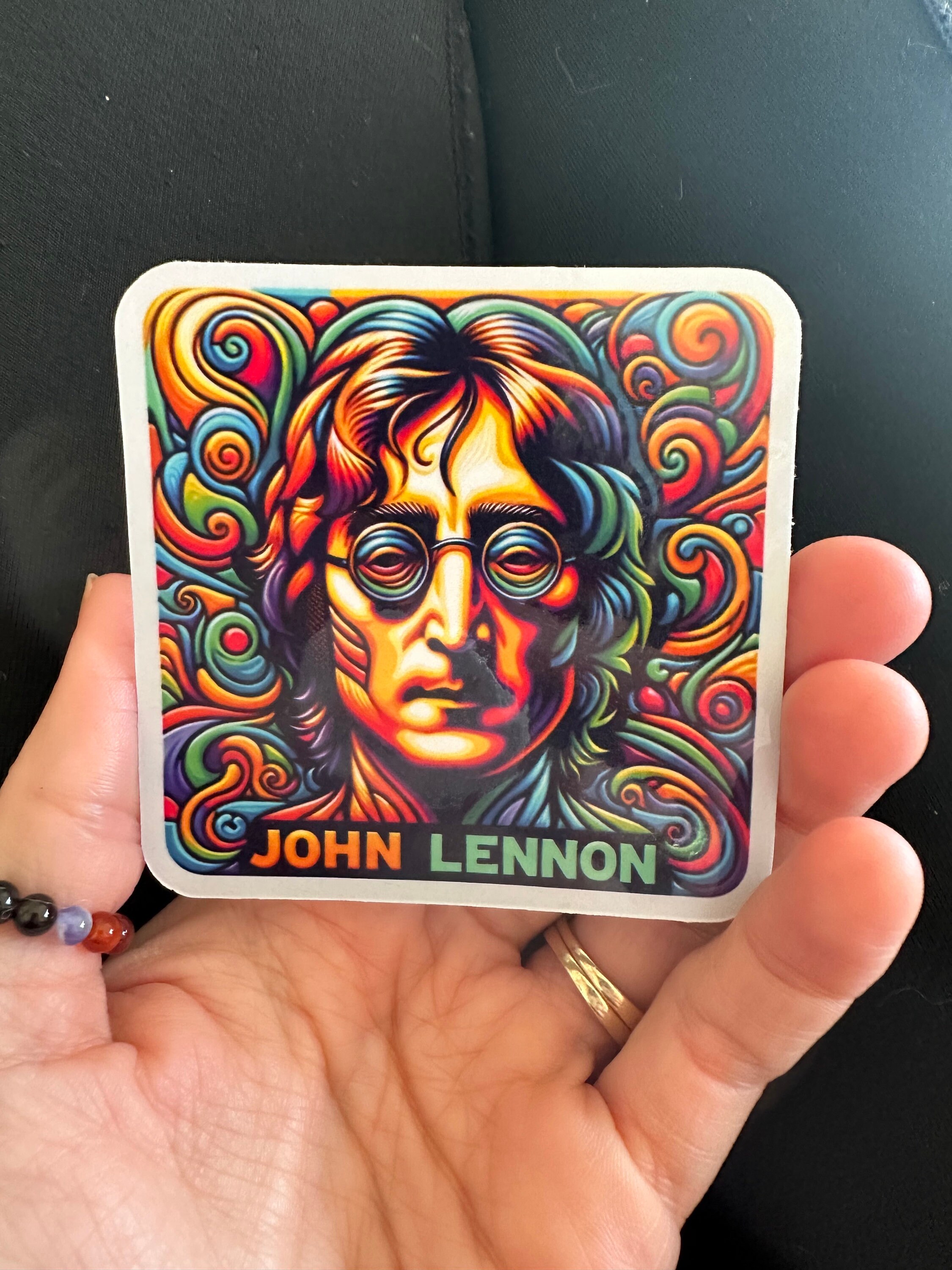 John Lennon Inspired Sticker Series - Iconic Custom Vinyl Portraits - Etsy