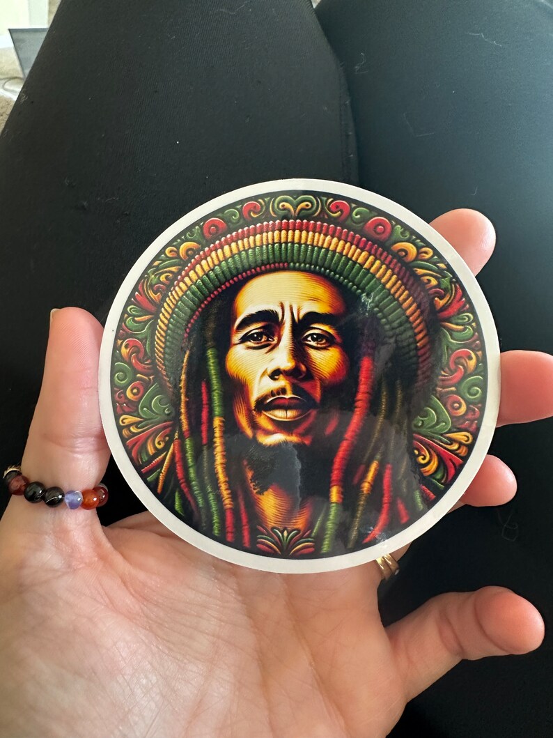 Bob Marley Inspired Sticker Trilogy - Custom Reggae Vinyl Art - Etsy