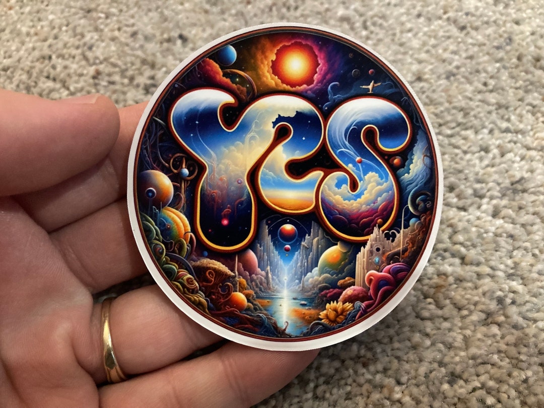 Custom Yes Band-inspired Vinyl Sticker Set - Vibrant Yes-scapes Music ...