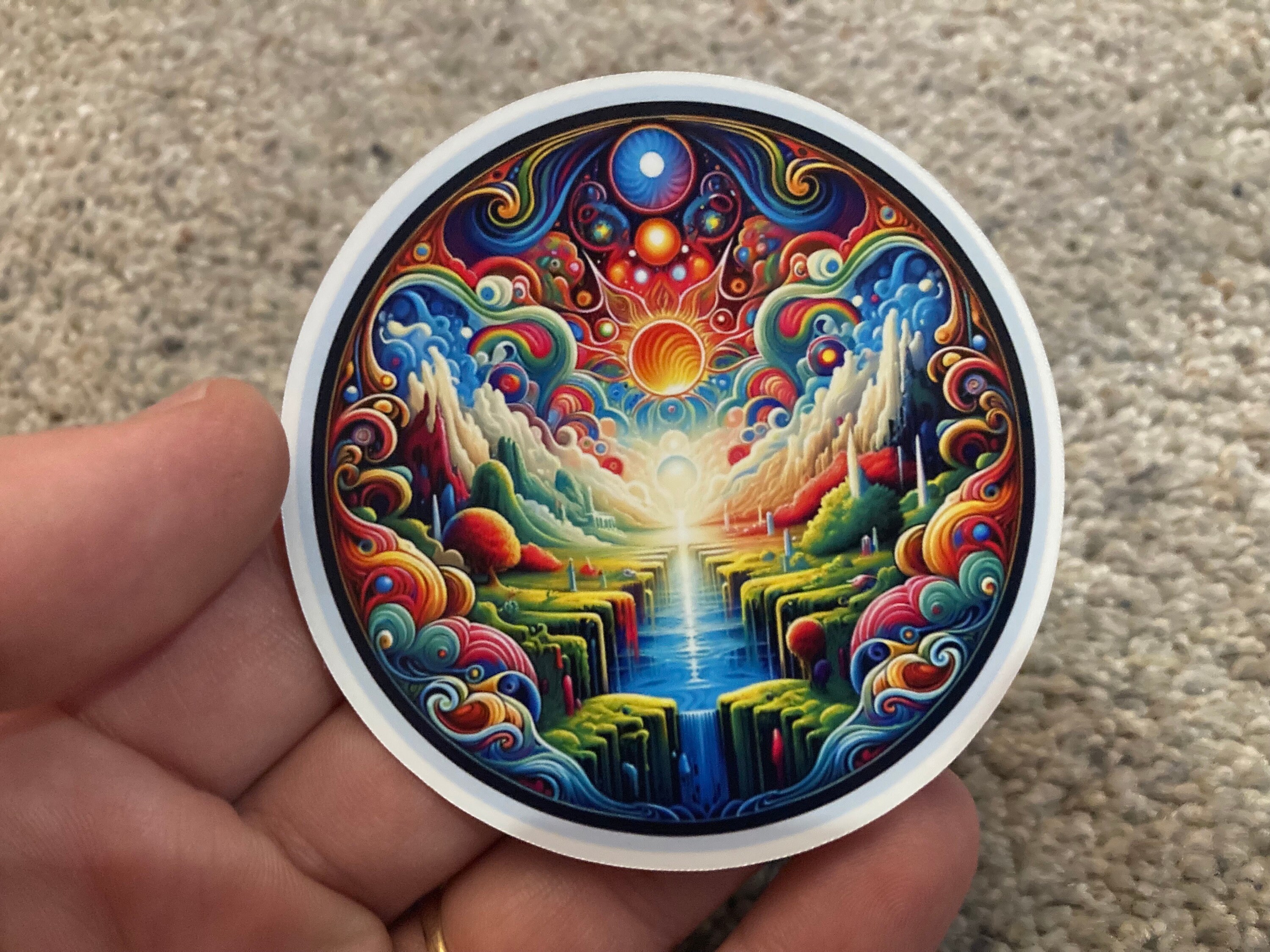 Custom Yes Band-inspired Vinyl Sticker Set Vibrant - Etsy