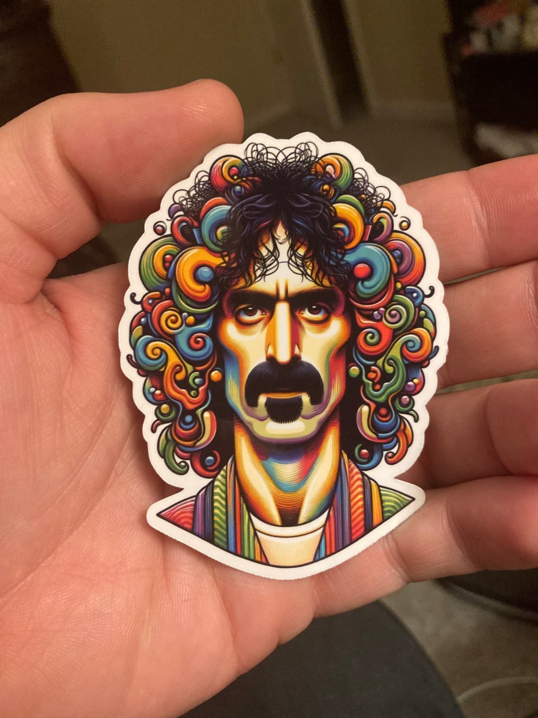 Custom Frank Zappa Sticker Ensemble - Vinyl Tribute to a Musical ...