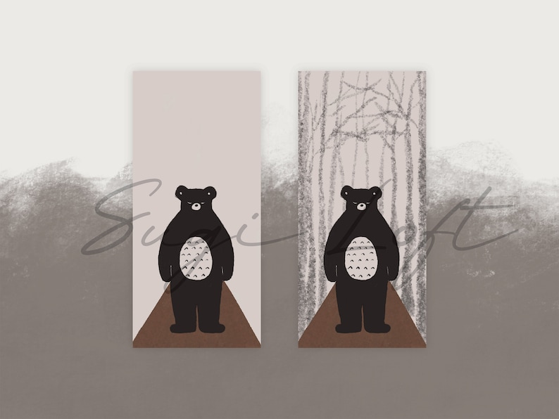 Zen Bear Android & iPhone Wallpaper | Lockscreen | Digital Download - Etsy