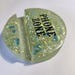 Circle Phone Stand; Green Holographic Resin Block, Phone Zone, Phone ...