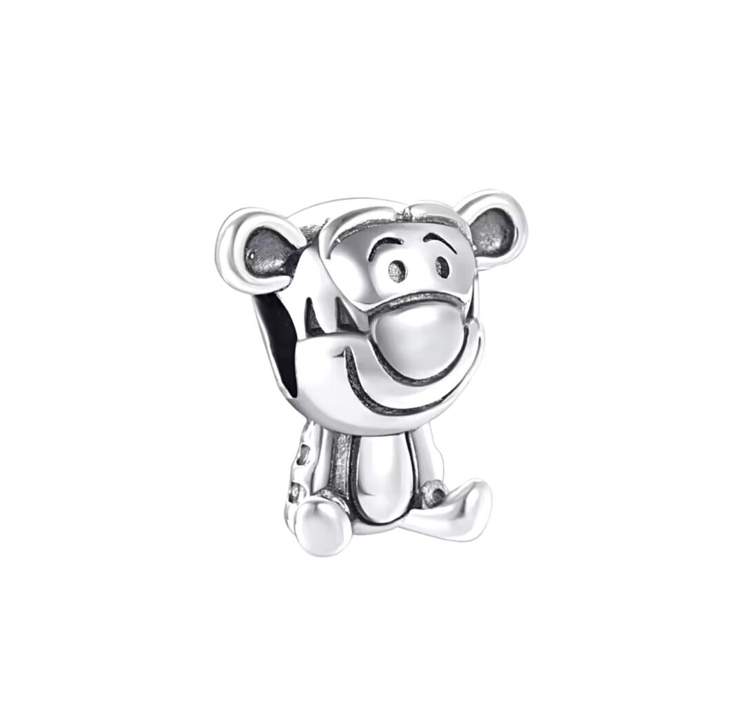 Tigger Winnie -the -pooh Charm S925 Silver Charm for Bracelet - Etsy