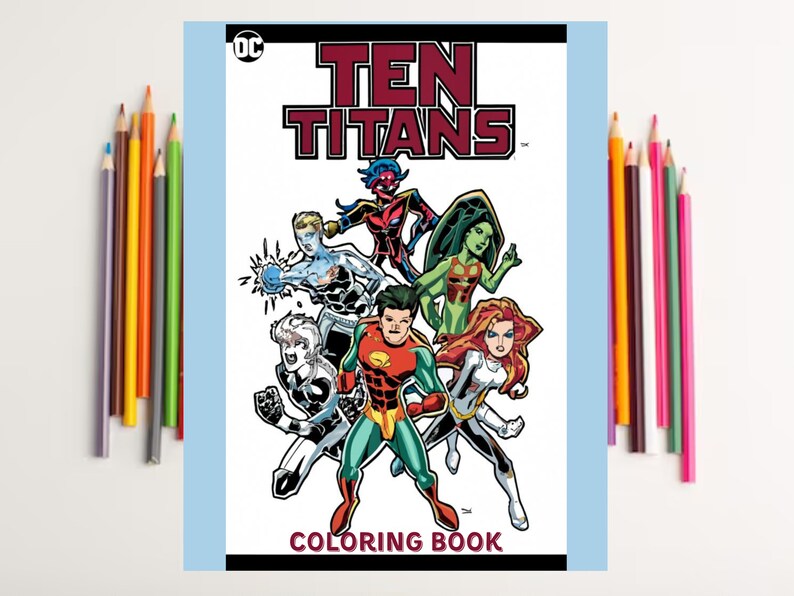 Teen Titans Coloring Pages: Fun and Engaging Printable Activities for ...