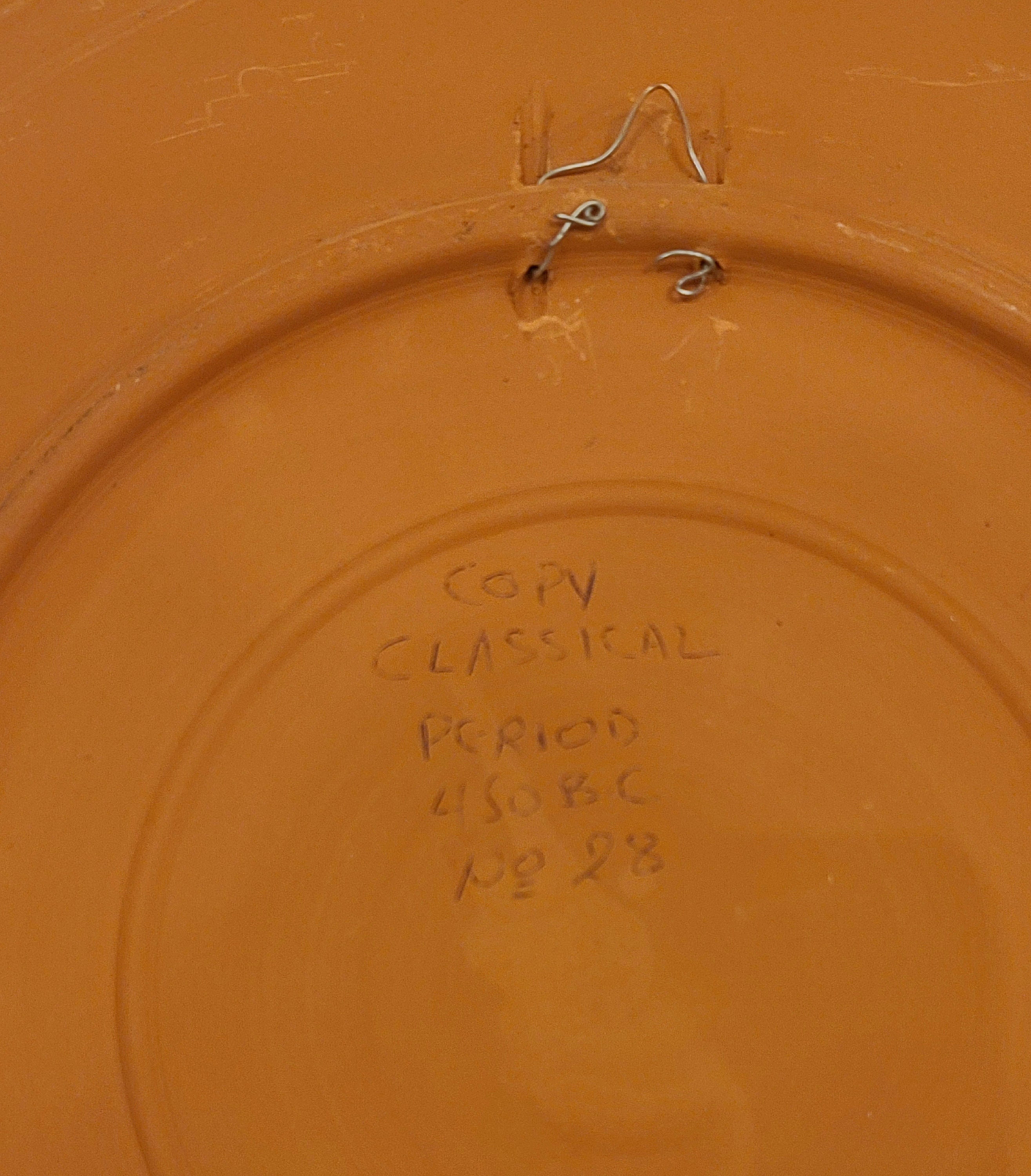 RARE Museum Copy Classical Period 450 BC Greek Pottery Black Figure ...