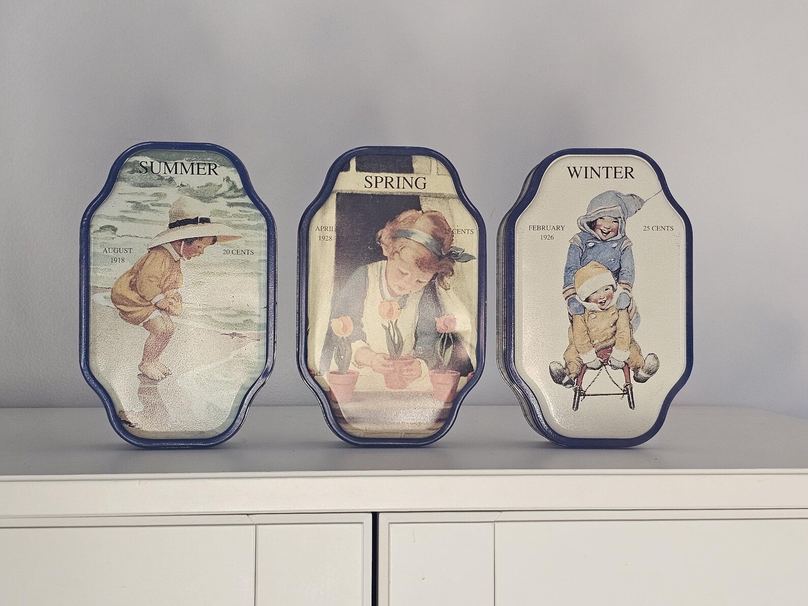 Good Housekeeping Collectible 4 Seasons Tins Magazine Cover ...
