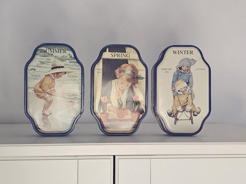 Good Housekeeping Collectible 4 Seasons Tins Magazine Cover ...