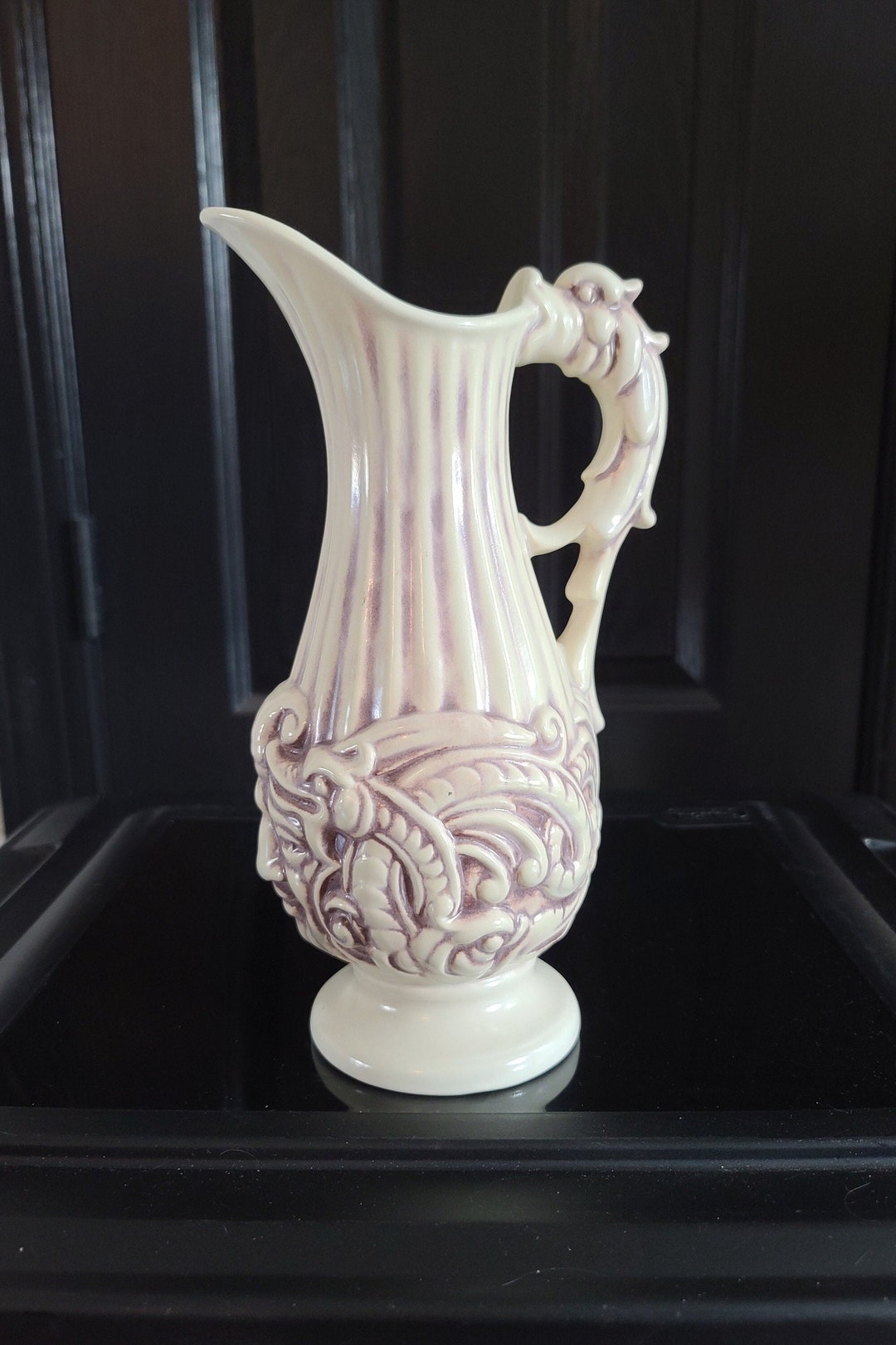 Vintage Redwing Pottery 220 Dragon Pitcher Water Pitcher Vase RARE - Etsy