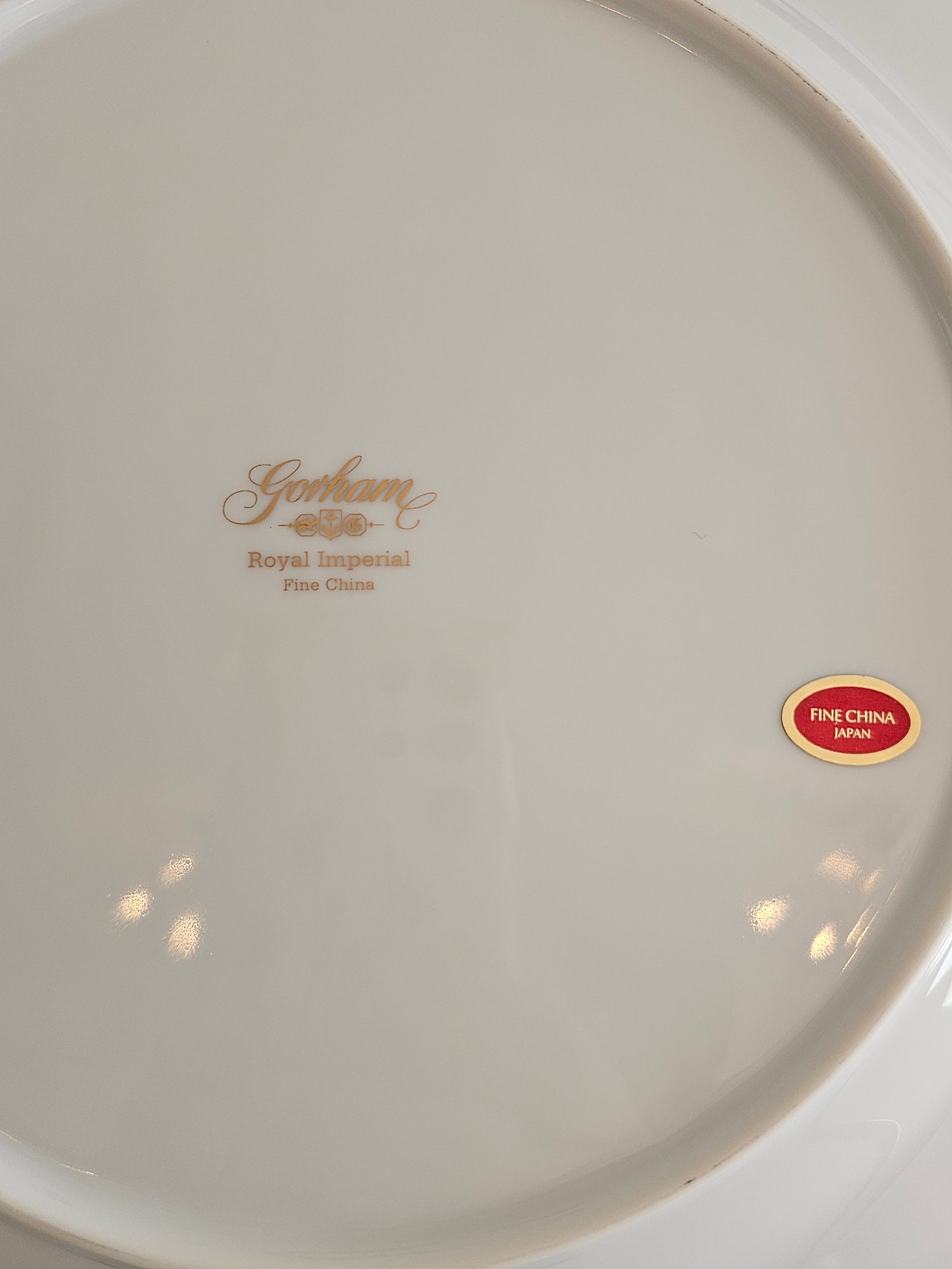Gorham Royal Imperial Cobalt Dinner Plates - Set of 4, 24kt Gold China ...