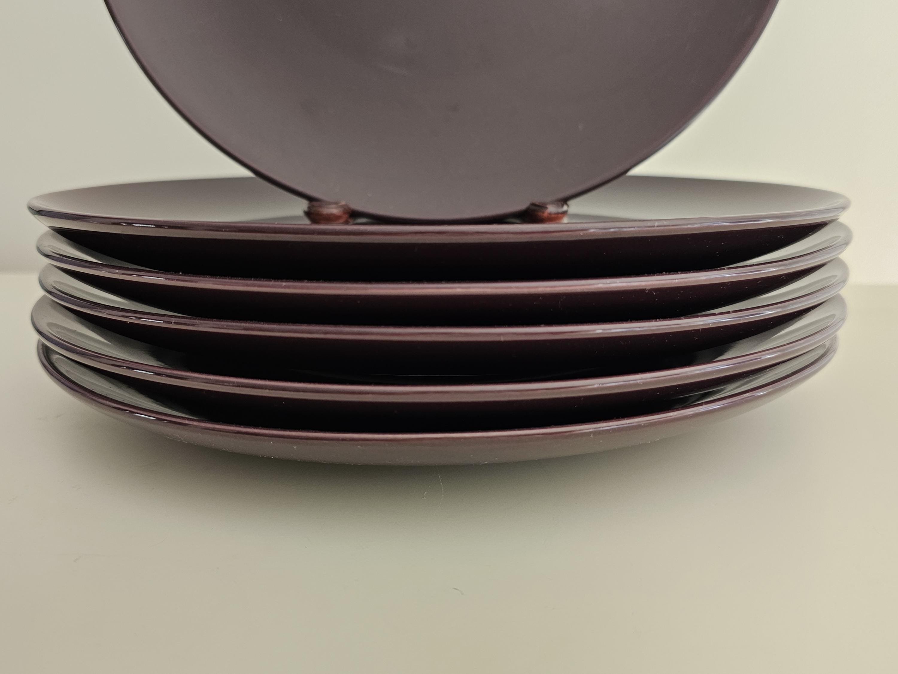 IKEA of Sweden Fargrik Dark Lilac Dinner Plate SET OF 6 Eggplant Dark ...