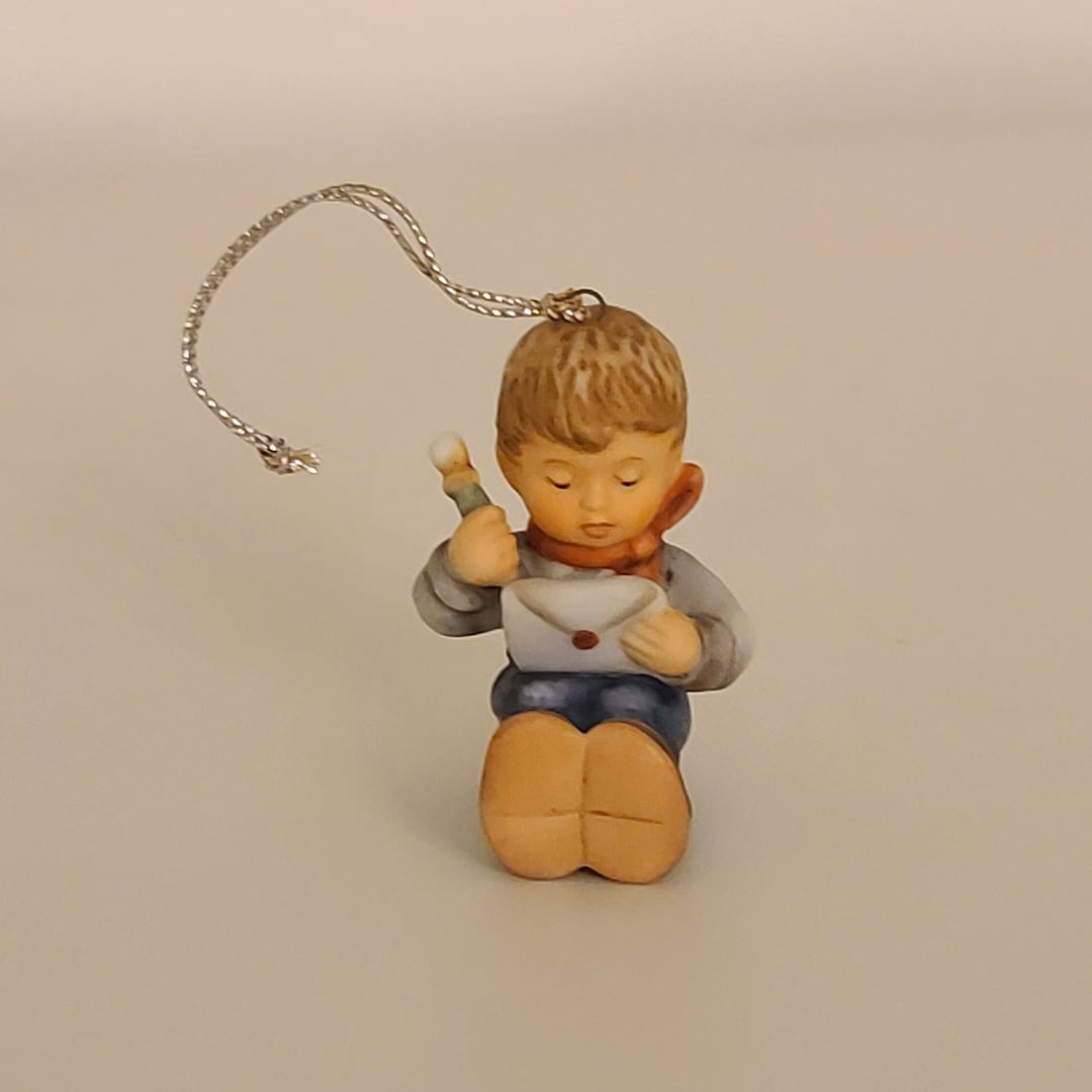 Vintage Berta Hummel a North Pole Address Ceramic Christmas Ornament ...