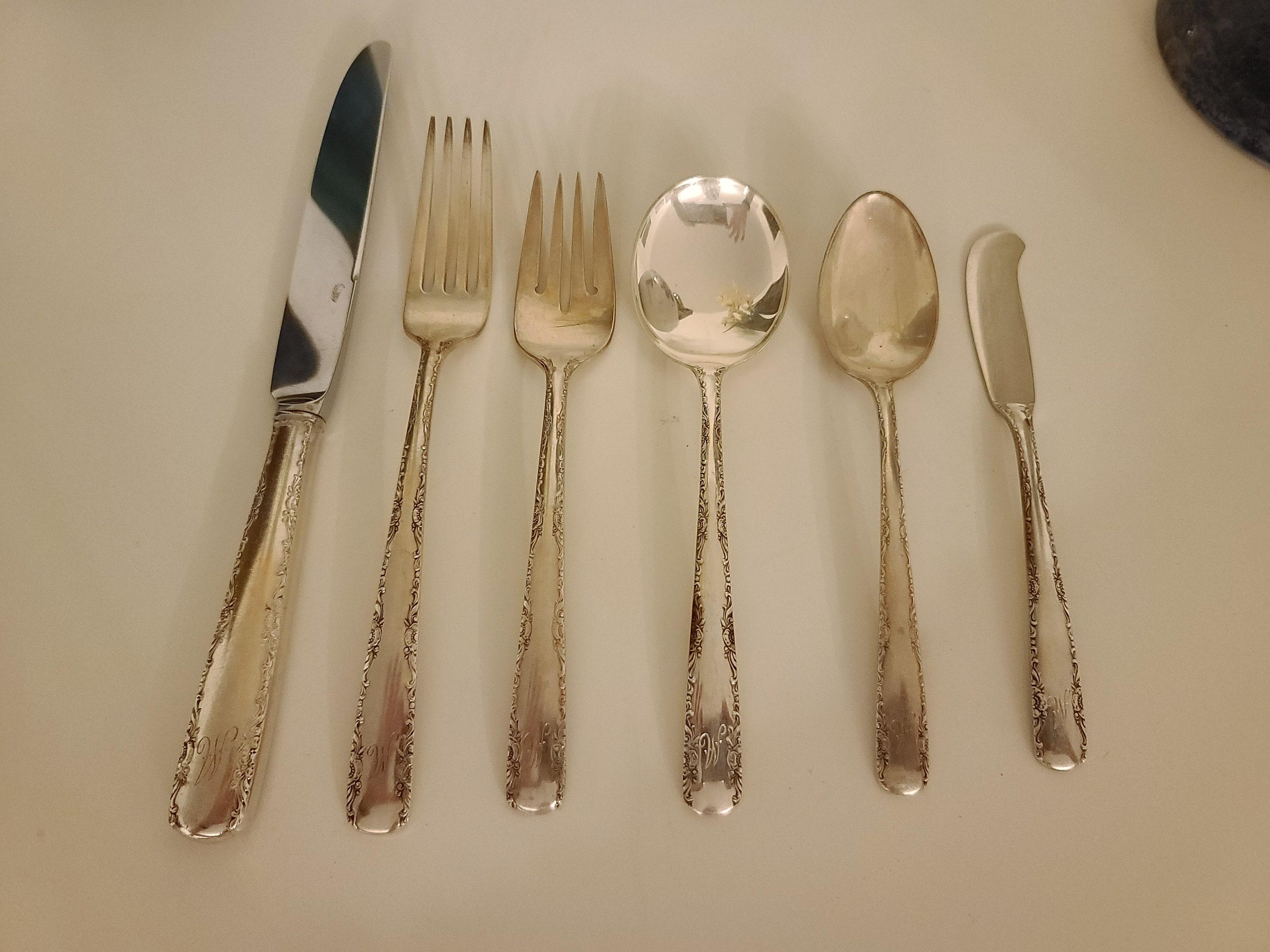Heirloom Estate Gorham Camellia 1941 Sterling Silver Flatware ...