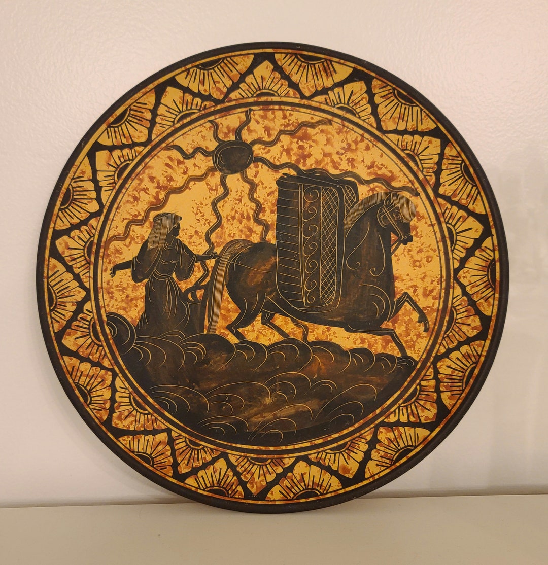 RARE Museum Copy Classical Period 450 BC Greek Pottery Black Figure ...