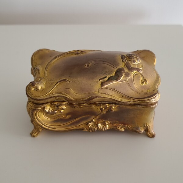 Antique Trinket Box - Etsy