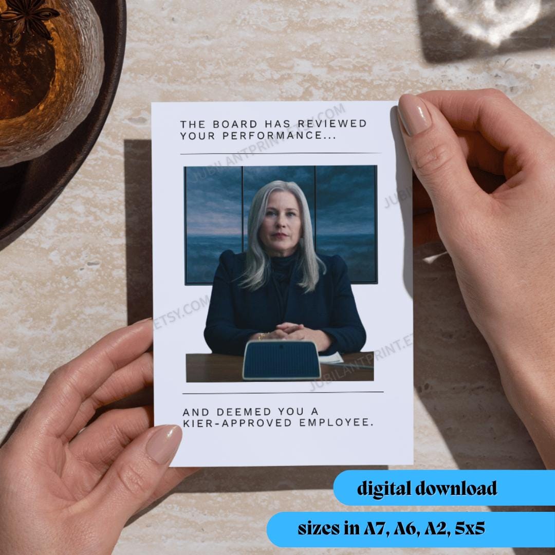 Severance Work Anniversary Card: Funny Employee Appreciation (digital ...