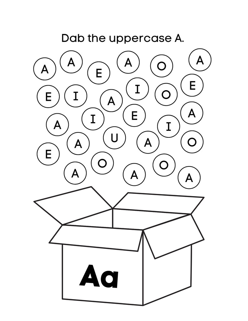 Alphabet Learning Activity Book - Etsy