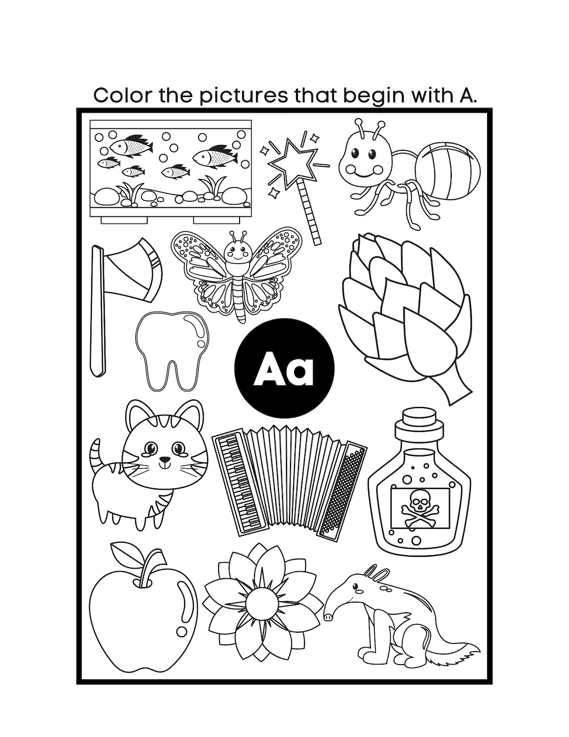 Alphabet Learning Activity Book - Etsy
