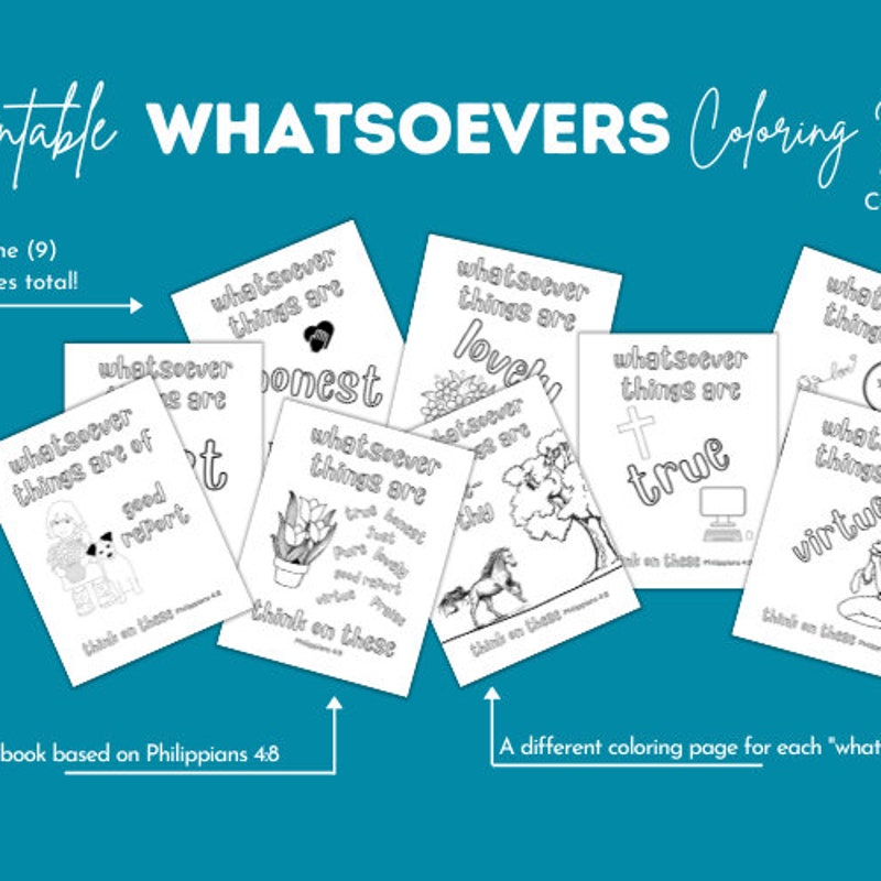 Whatsoever Things - Etsy
