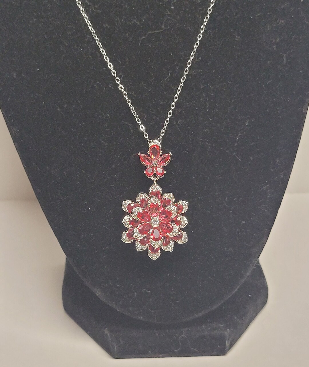 She is a Flower of Israel Pink Cubic Zerconia Necklace - Etsy