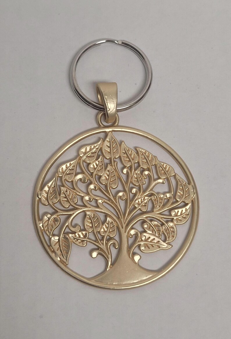Gold Tree of Life Key Chain Car Accessories - Etsy