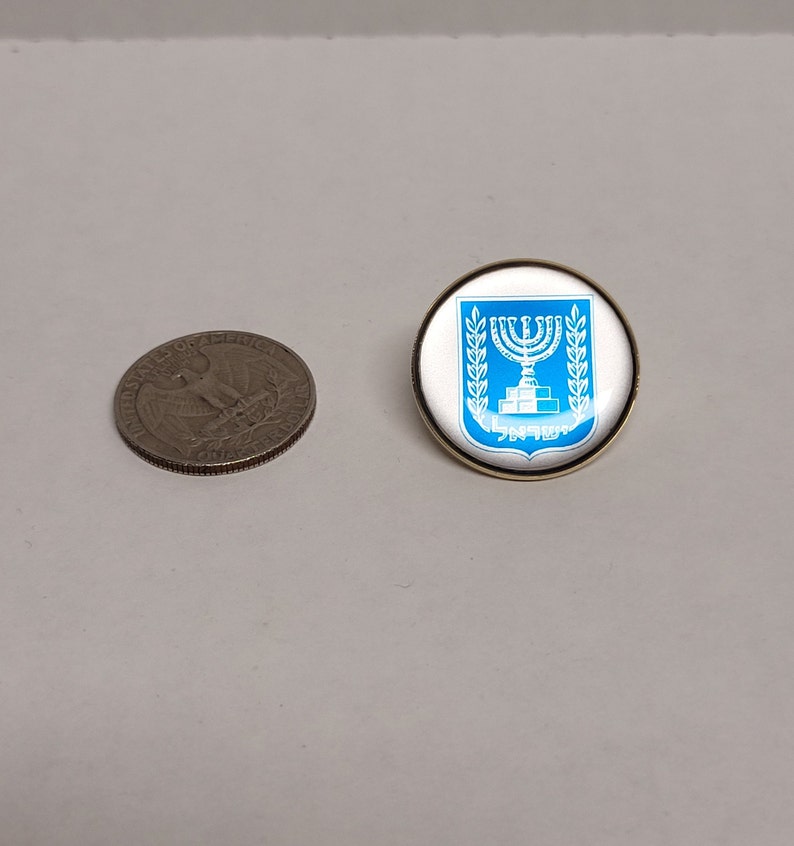 Emblem of Israel Lapel Pin - Etsy