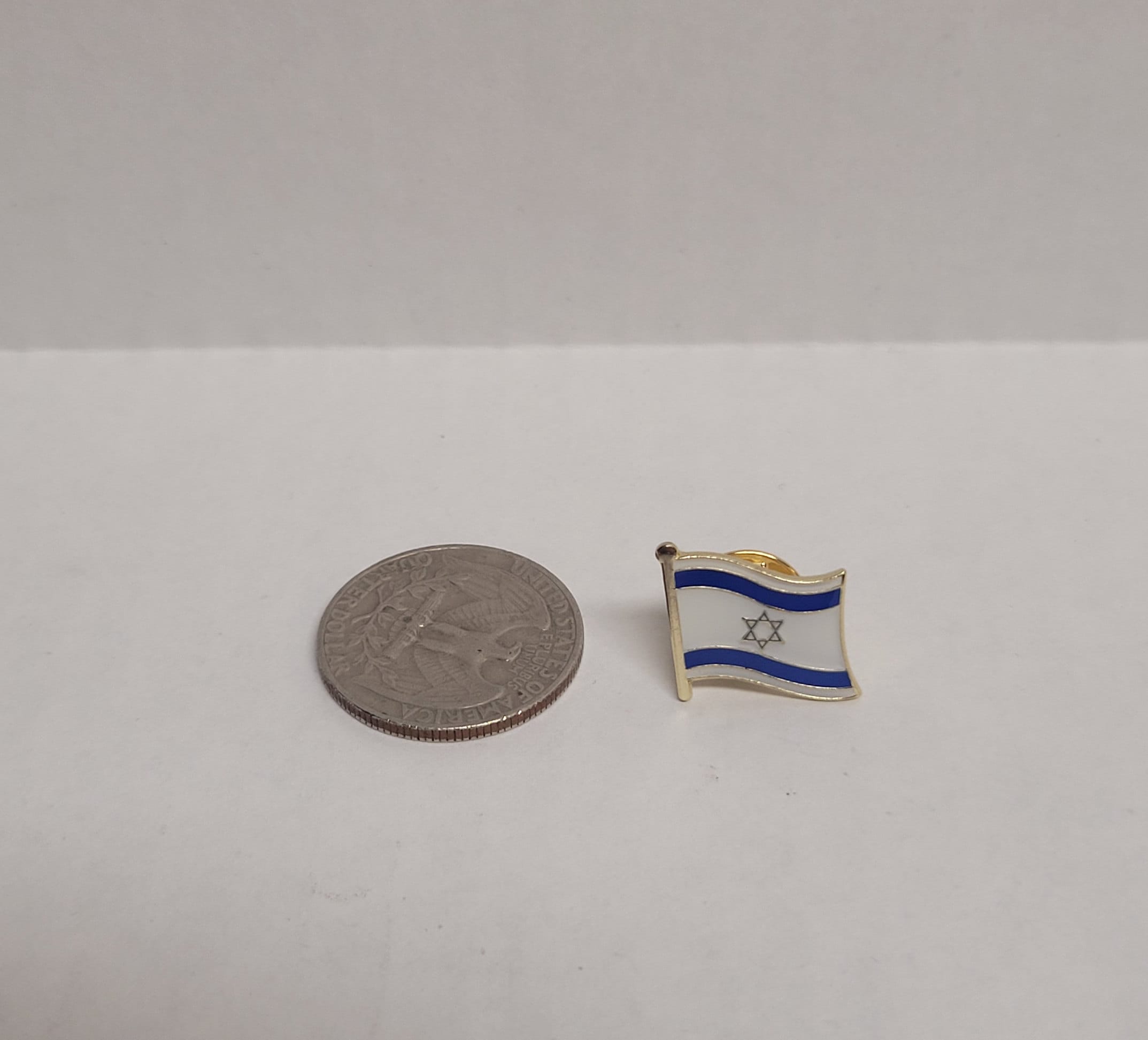 Israel Flag Lapel Pin With Butterfly Clasp - Etsy