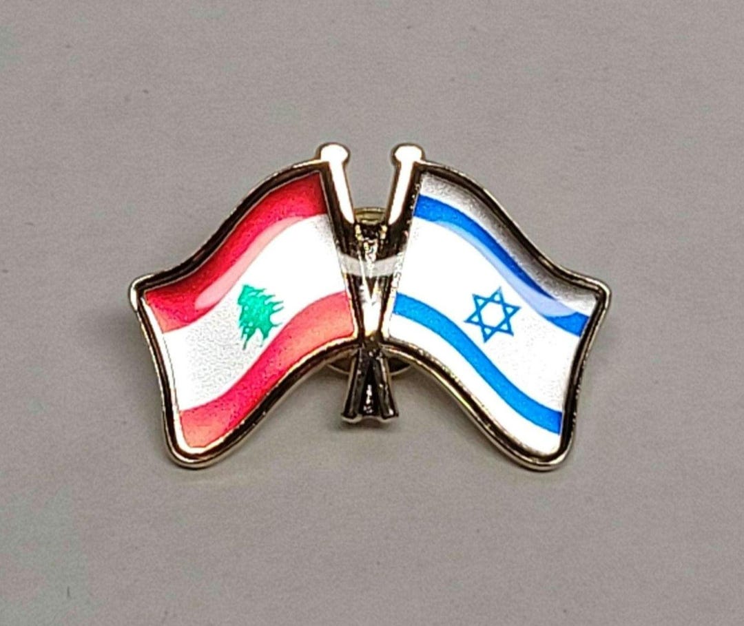 Lebanon Supports Israel Resin Lapel Pin - Etsy