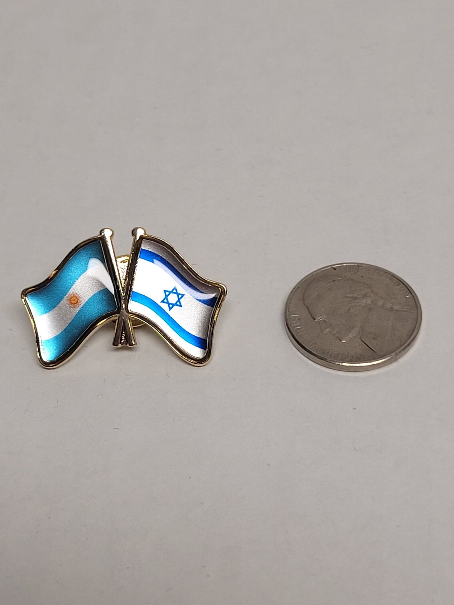 Argentina Supports Israel Resin Lapel Pin - Etsy