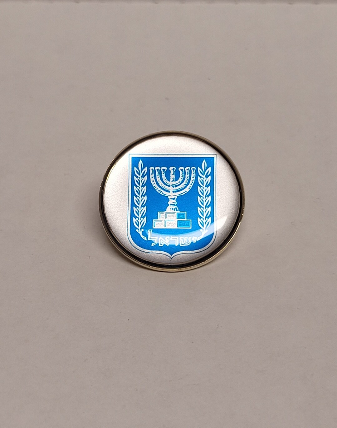 Emblem of Israel Lapel Pin - Etsy