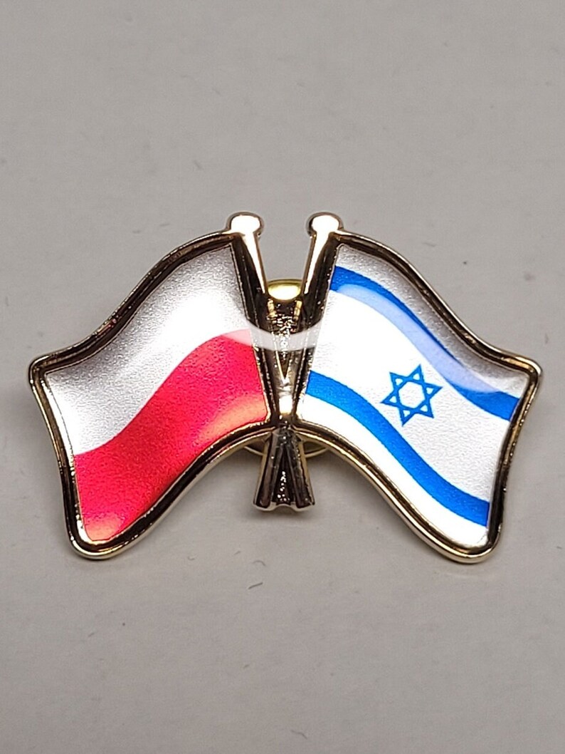Poland Supports Israel Resin Lapel Pin - Etsy