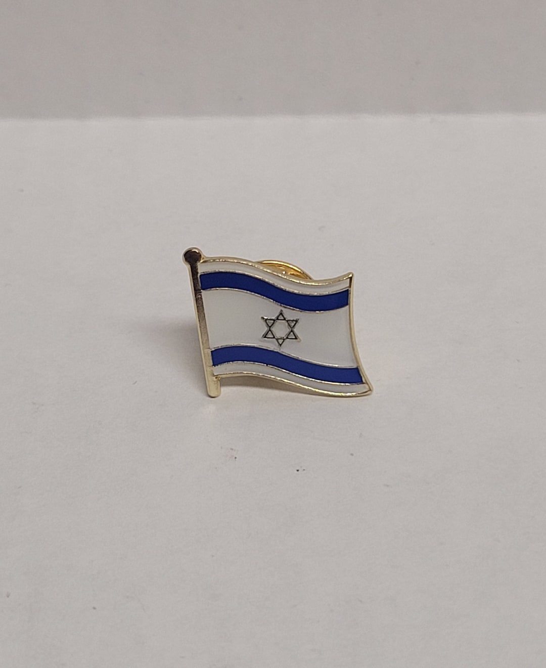 Israel Flag Lapel Pin With Butterfly Clasp - Etsy