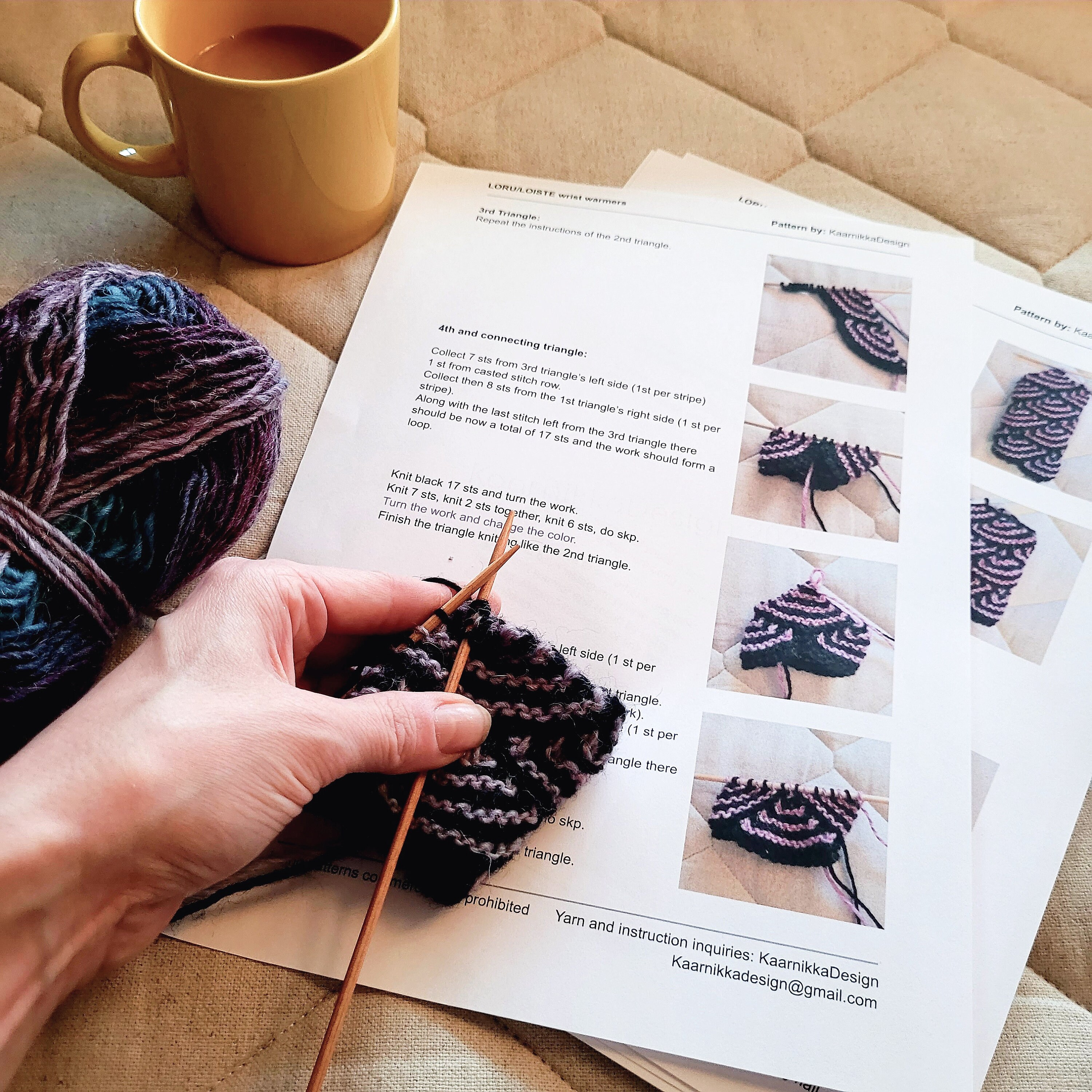 Easy Flower Knitting Pattern Knitted Flower Brooch Holiday - Etsy