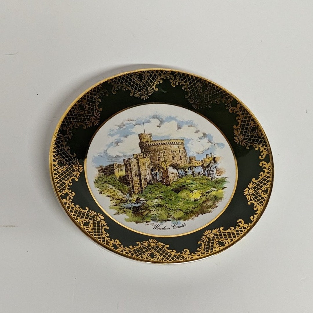 Windsor Castle Decorative Plate Royal Falcon Ironstone Weatherby Hanley ...