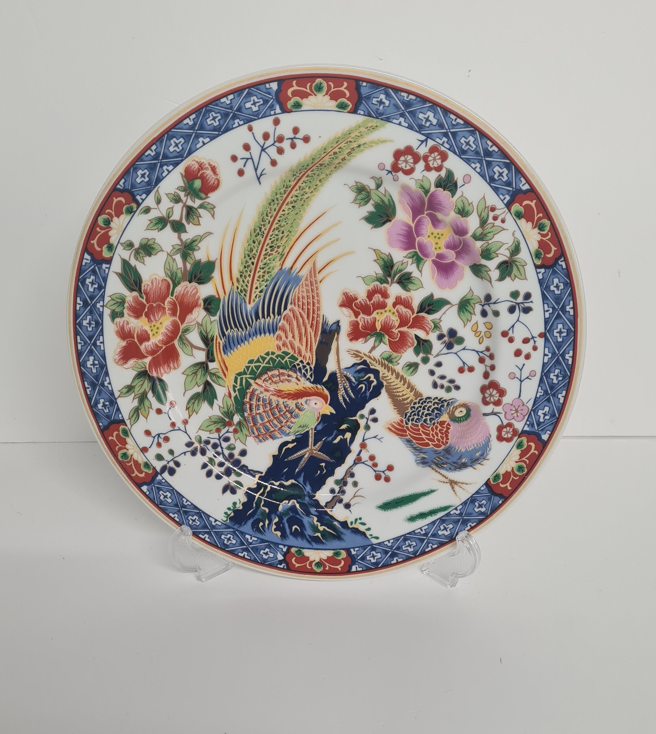 Japanese Imari Decor Plate With Pheasant and Gold Gilt - Etsy