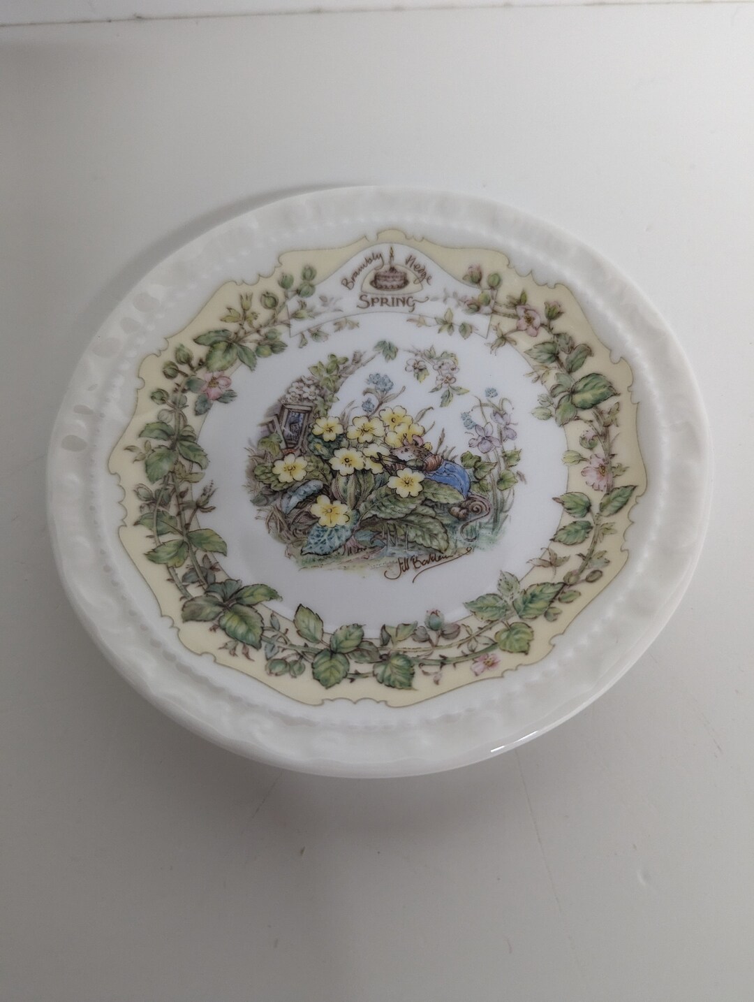 Brambly Hedge Spring Dessert Plate 4.5 Inch Royal Doulton Bone China ...