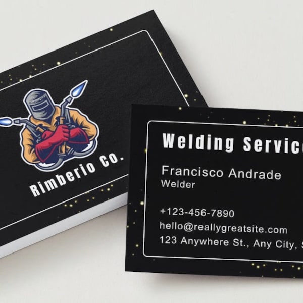 Welding Business Cards - Etsy