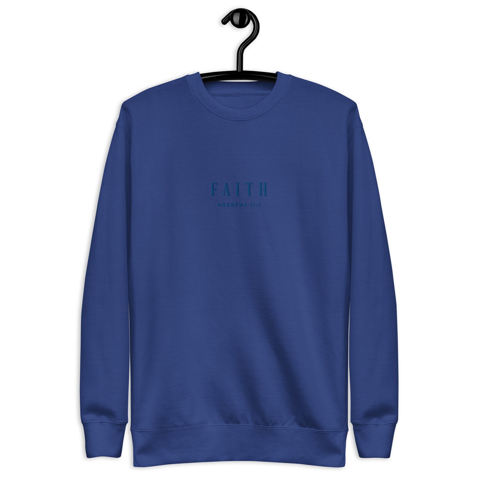 Faith, Hebrews 11:1, Faith Unseen, Hidden Message, Royal Blue ...