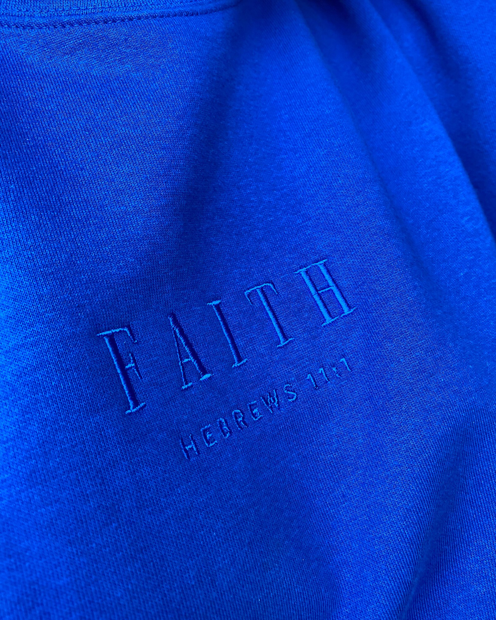 Faith, Hebrews 11:1, Faith Unseen, Hidden Message, Royal Blue ...