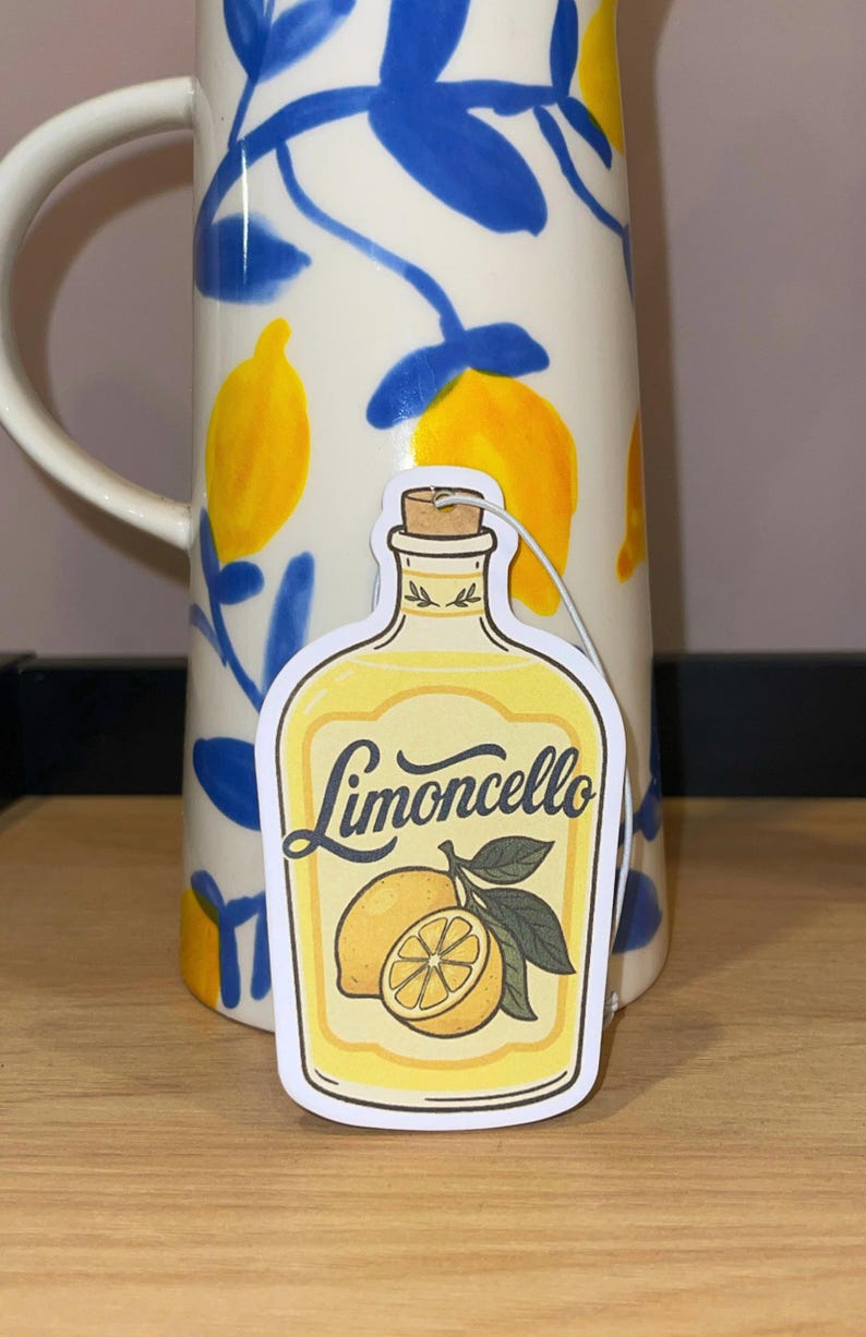Limoncello Air Freshener | Lemon | Italian Vibes | Aesthetic Car & Room ...